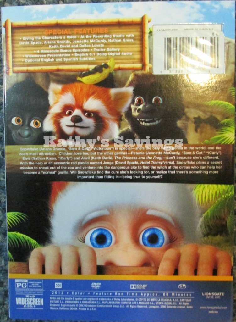 Snowflake The White Gorilla DVD Review - Life With Kathy