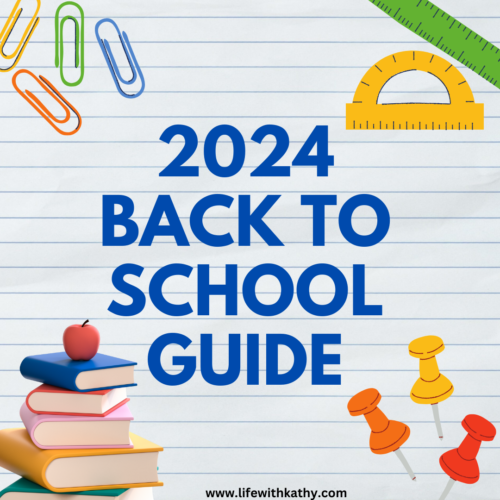 2024 Back to School Guide - Life With Kathy